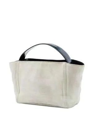 Prada 2010-2026 Linen Blend Satchel