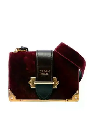 Prada Velvet Cahier Crossbody Bag