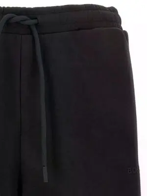 BOSS Hadiko Stretch-cotton Track Pants With Puff-print Logo