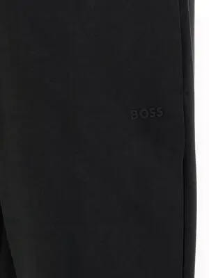 BOSS Hadiko Stretch-cotton Track Pants With Puff-print Logo