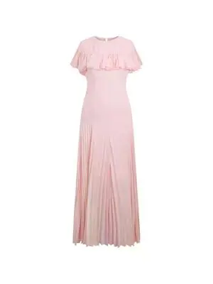 Philosophy Di Lorenzo Serafini Ruffled Pleated Maxi Dress