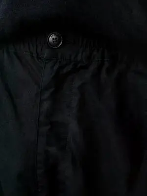 Emporio Armani Regular Fit Cotton Poplin Trousers