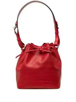 LOUIS VUITTON 1998 Epi Petit Noe Bucket Bag - Red