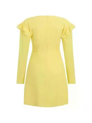 Philosophy Di Lorenzo Serafini Ruffled Long-sleeve Dress - Yellow