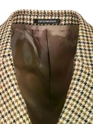 Emporio Armani Double-breasted Houndstooth Blazer