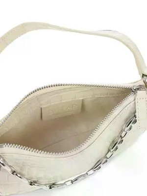 By Far Mini Rachel Crocodile-effect Leather Shoulder-bag
