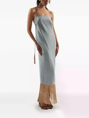 TALLER MARMO Starlet Tassel Midi Dress
