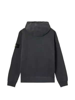 Stone Island 6100062 Organic Cotton Fleece Hoodie - Grey