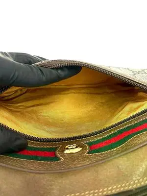Gucci 1980-1990 Gg Supreme Web Crossbody Bag - Neutrals
