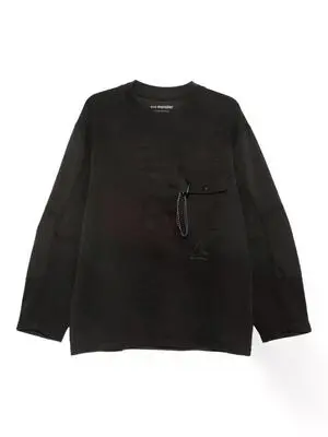 AND WANDER Flap-pocket Sweatshirt
