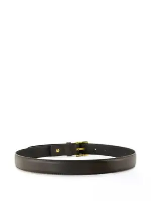 AMI Paris De Coeur Leather Belt - Brown