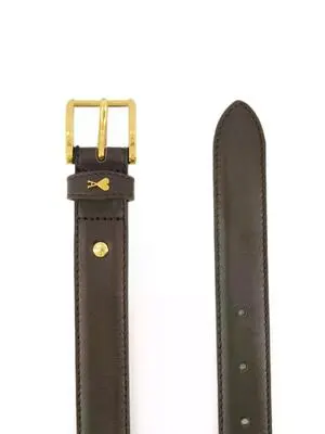 AMI Paris De Coeur Leather Belt