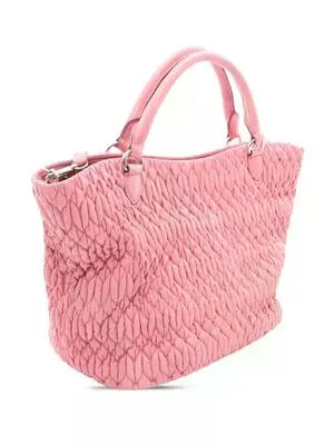 Miu Miu Matelasse Nappa Crystal Satchel