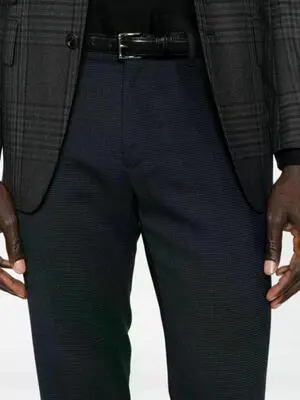 Incotex Micro-patterned Trousers