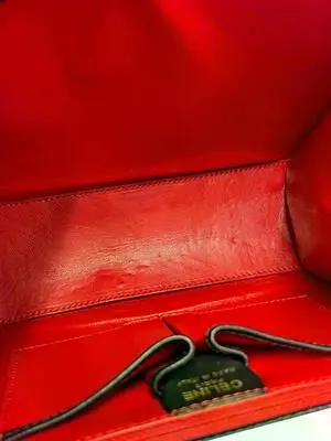 Celine 2004 Leather Top Handle Bag Satchel