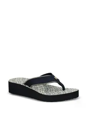 Tommy Hilfiger Monogram Platform Flip-flops