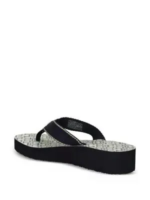 Tommy Hilfiger Monogram Platform Flip-flops