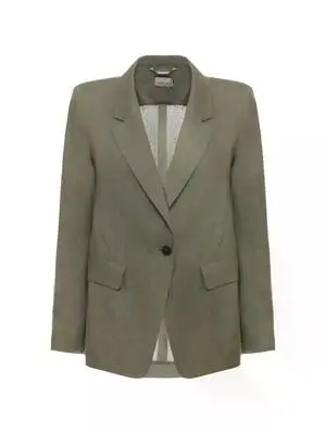 EMME Single-breasted Notch-lapels Jacket - Green