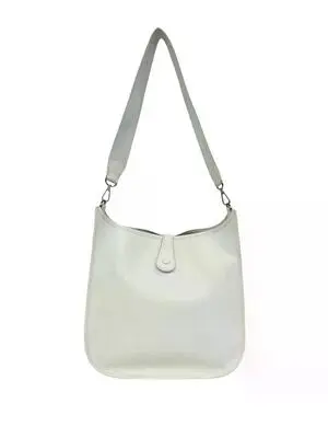 Hermès Epsom Evelyne I Gm Crossbody Bag - White