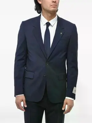 Corneliani Flap-pocket Single-breasted Suit - Blue