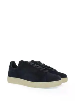 TOM FORD Perforated-detail Lace-up Sneakers - Blue