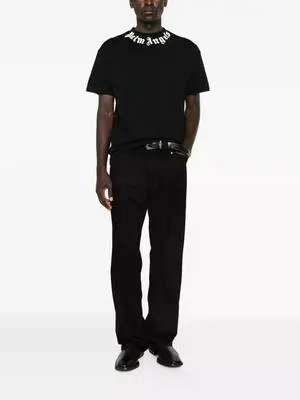 Palm Angels Logo-print T-shirt - Black