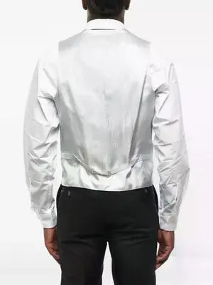 Corneliani V-neck Silk Waistcoat