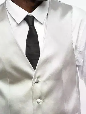 Corneliani V-neck Silk Waistcoat