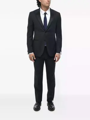 Corneliani Satin Peak-lapel Wool Suit