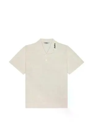 MALBON Resort Crochet-knit Polo Shirt - Neutrals
