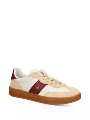 Tommy Hilfiger Suede-panelled Leather Sneakers