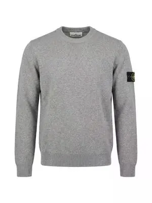 Stone Island Logo-patch Wool Sweater