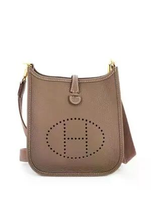 Hermès Evelyne Bag Gen Iii Clemence Tpm Crossbody Bag - Grey