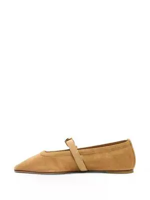 STUART WEITZMAN Sai Buckle-detail Ballet Flats