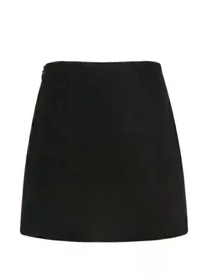 MSGM Faux-fur Trim Mini Skirt