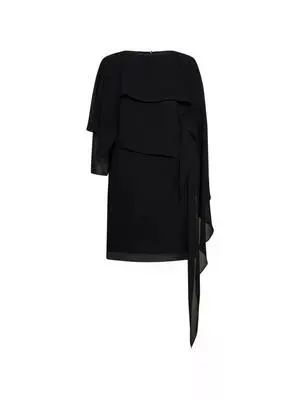 MAISON MARGIELA Layered Cape-style Mini Dress