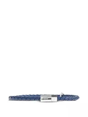 Off-White Arrows-charm Braided-leather Bracelet