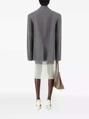 Coperni Houndstooth-pattern Notched-lapels Coat