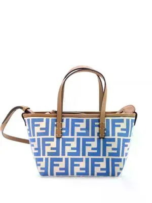 Fendi Roll Tote Zucca Jacquard Mini Satchel