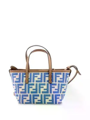 Fendi Roll Tote Zucca Jacquard Mini Satchel