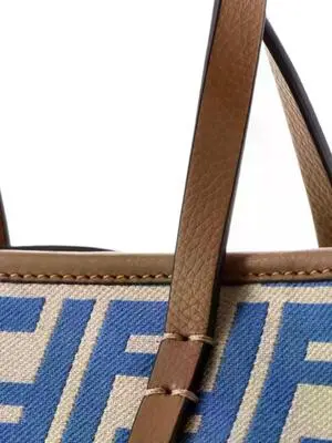 Fendi Roll Tote Zucca Jacquard Mini Satchel