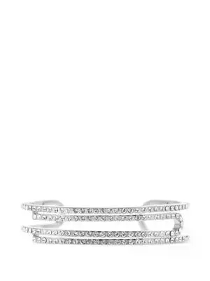 Off-White Crystal-embellished Cut-out Bracelet