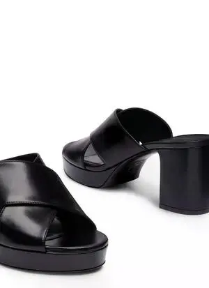 STUART WEITZMAN Dayna Crossover-straps Platform Sandals