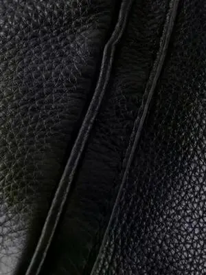 Gucci Vintage Web Boston Bag Leather Medium Satchel - Black