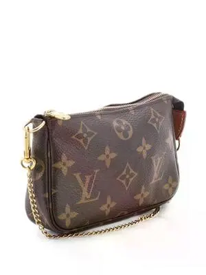 LOUIS VUITTON Pochette Accessoires Monogram Canvas Mini Clutch Bag