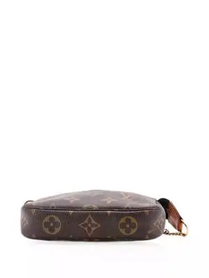 LOUIS VUITTON Pochette Accessoires Monogram Canvas Mini Clutch Bag
