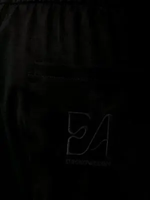 Emporio Armani Logo-embroidered Elasticated-waistband Track Pants
