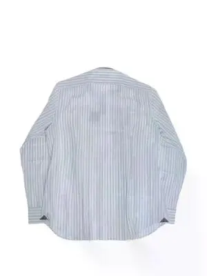 Corneliani Striped Long-sleeve Shirt - White