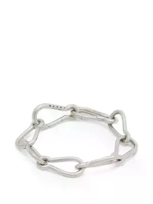 Marni Carabiner Chain Bracelet - Silver