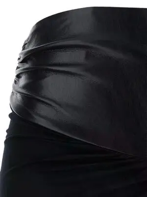 Andamane Ruched Panelled Midi Skirt